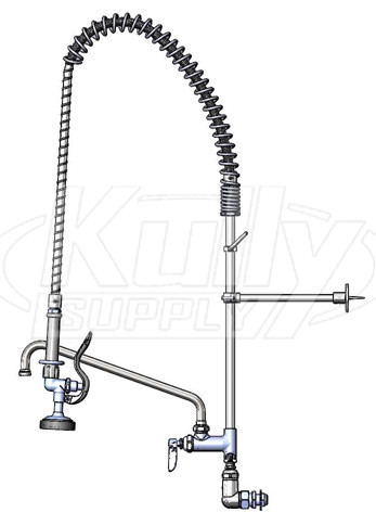 T&S Brass B-0133-ADF12-B Pre-Rinse Unit | KullySupply.com