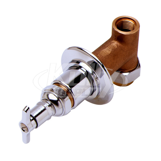 T&S Brass B-1027-UCP Concealed Straight Loose Key Stop | KullySupply.com