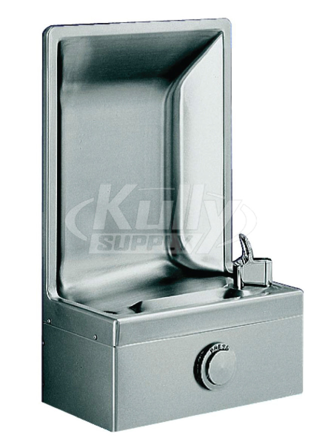 Oasis F200PM NON-REFRIGERATED Semi-Recessed Drinking Fountain ...