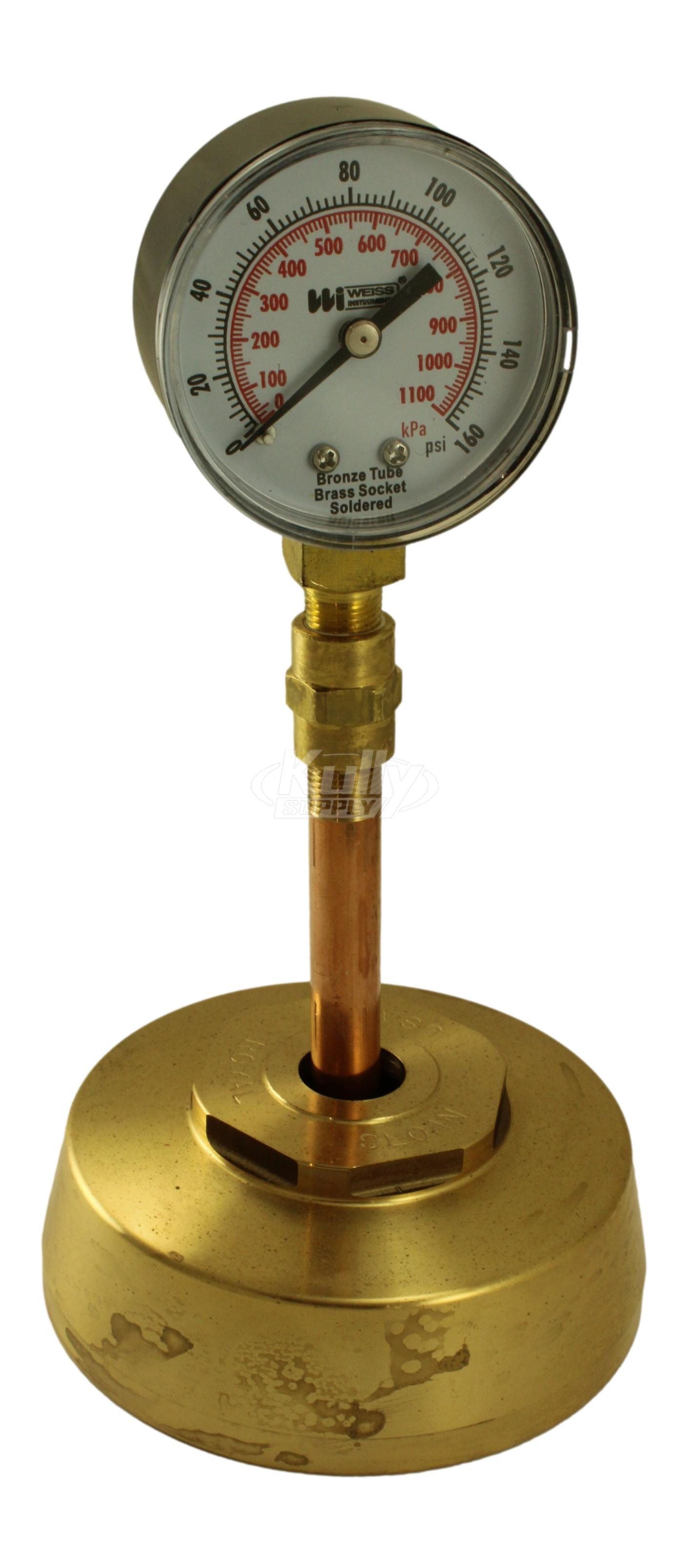 Sloan A115A Valve Cover Pressure Gauge ASM | SloanPlumbingParts.com