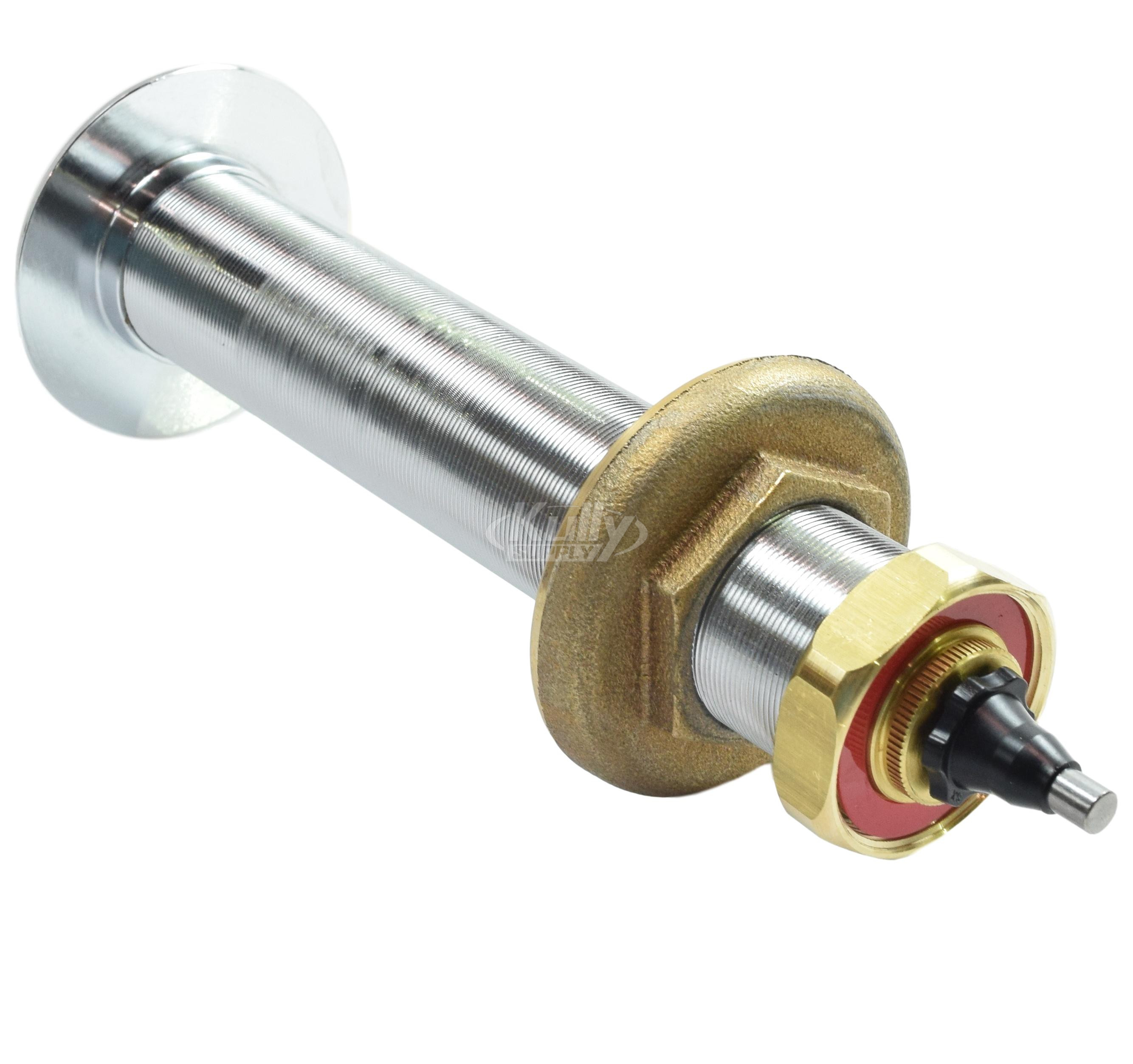 Sloan C-9-AWB Push Button Assembly for 6" Wall Depth (8-3/4" L ...