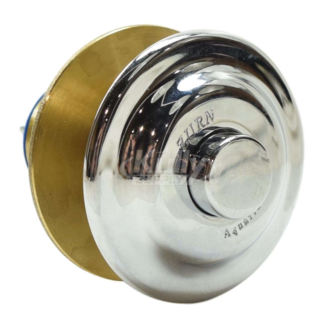 Zurn P6000-NL-3.75L Small Push Button Assembly 3-3/4" LDIM (for 1" Wall ...